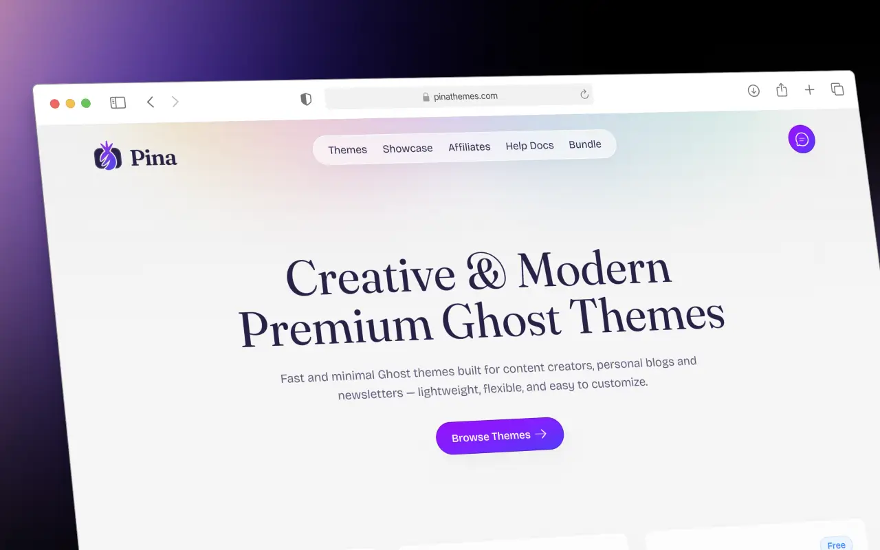 Pina Themes - Premium Ghost Themes